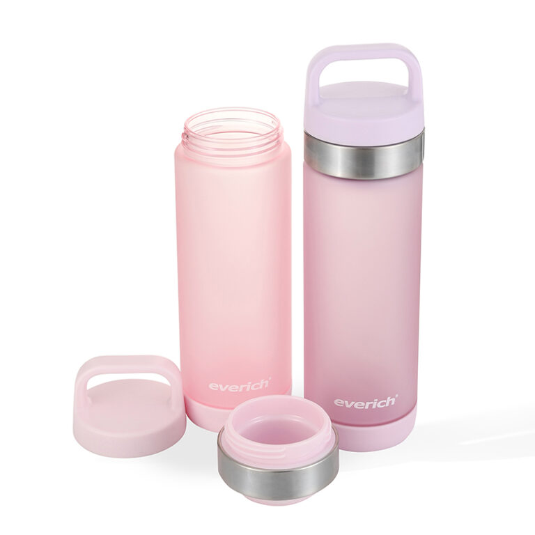 2 In 1 Plastic Water Bottle With Lid Wholesale - Everichhydro