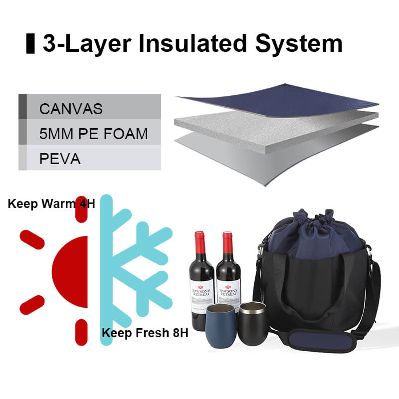 Insulated Wine Cooler Bag - Everich Hydro